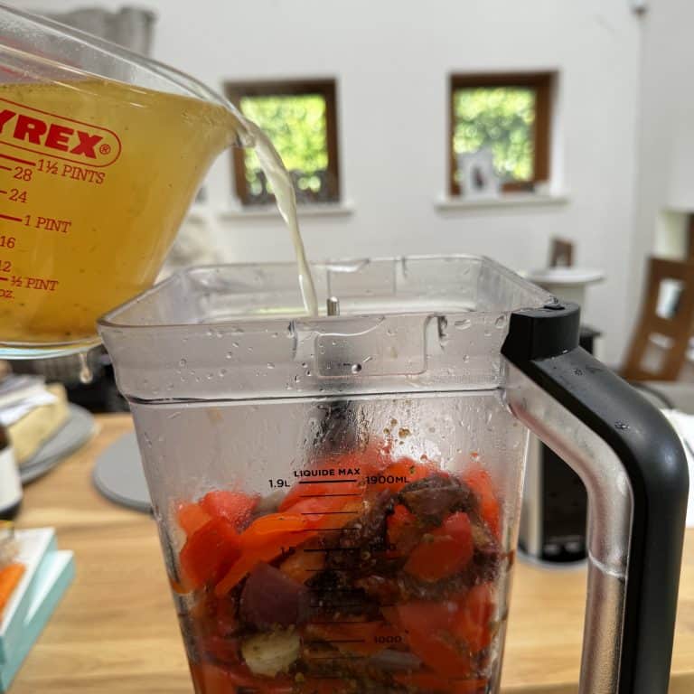 Za'atar Roasted Red Pepper and Tomato Soup - Laurens Cravings