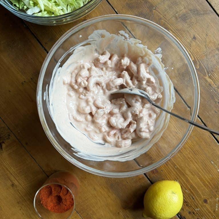 Prawn Cocktail Salad (Marie Rose Sauce Recipe) - Laurens Cravings
