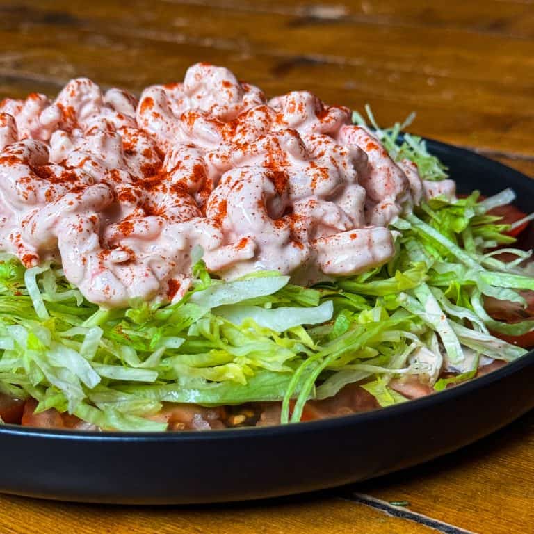 Prawn Cocktail Salad (Marie Rose Sauce Recipe) - Laurens Cravings