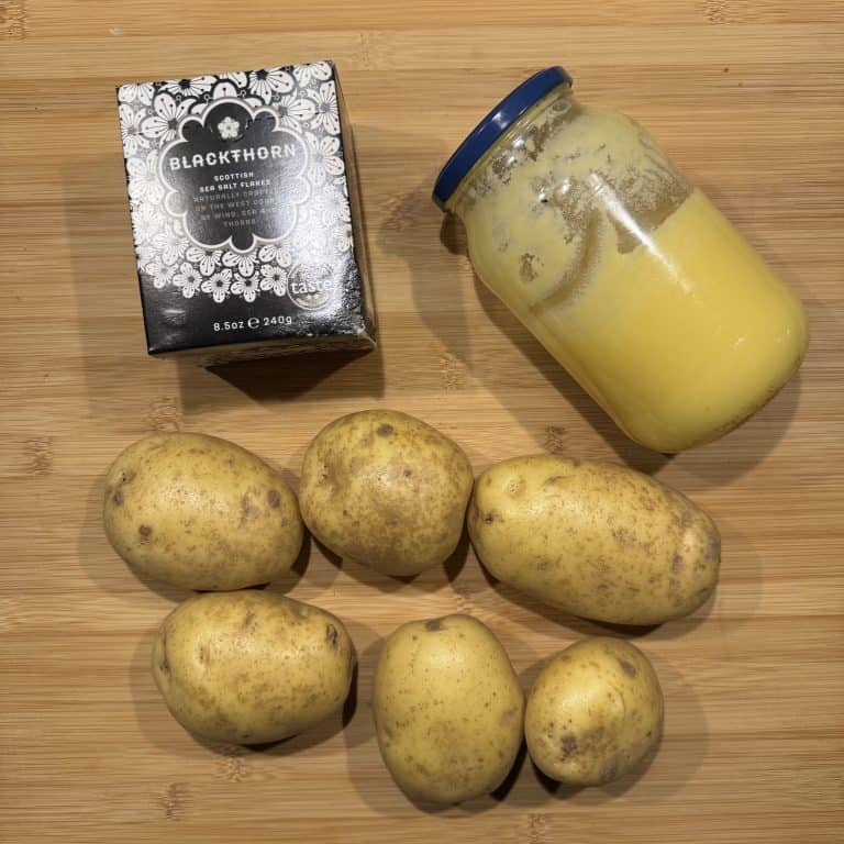 Beef Dripping Roast Potatoes in Air Fryer - Laurens Cravings