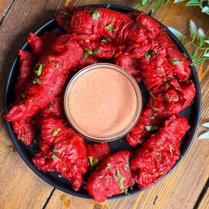 Chicken Pakora (with Pink Pakora Sauce) - Laurens Cravings